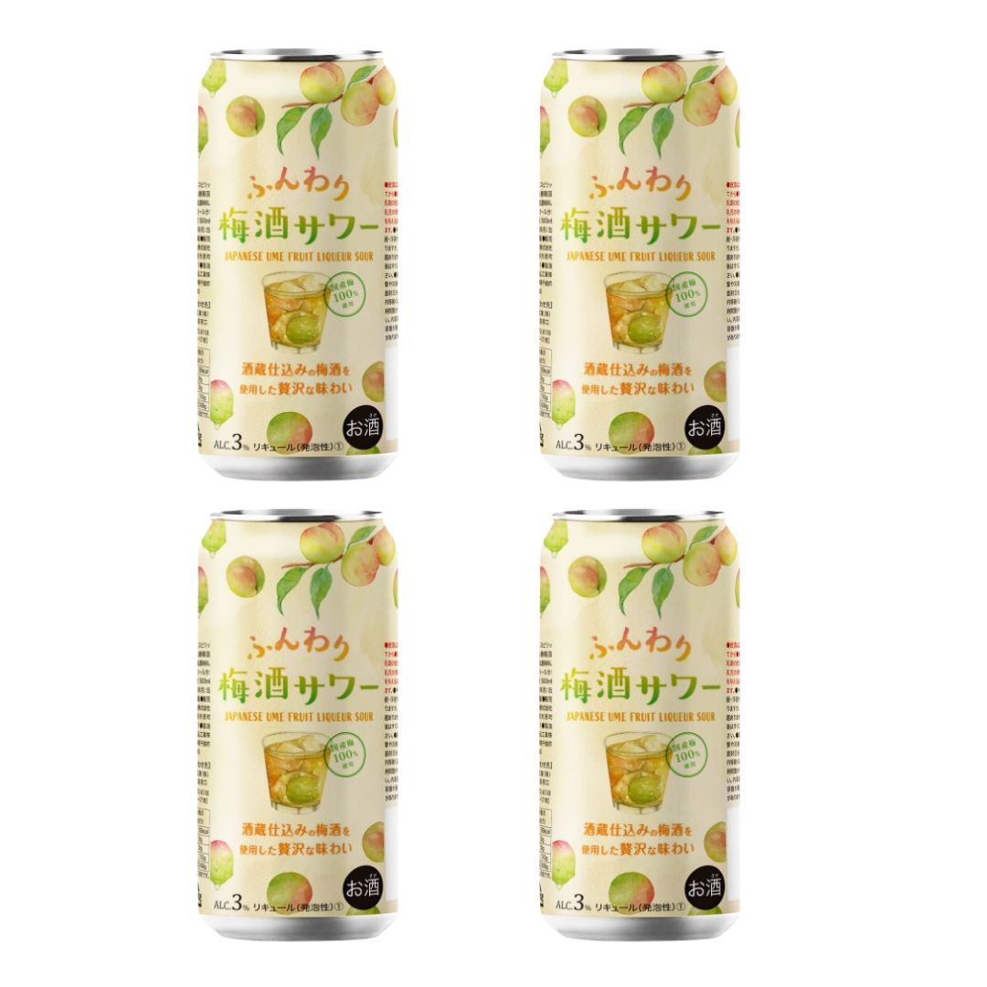 KASUGA Funwari umeshu sour 350ml x 12 – JFC Online Perth